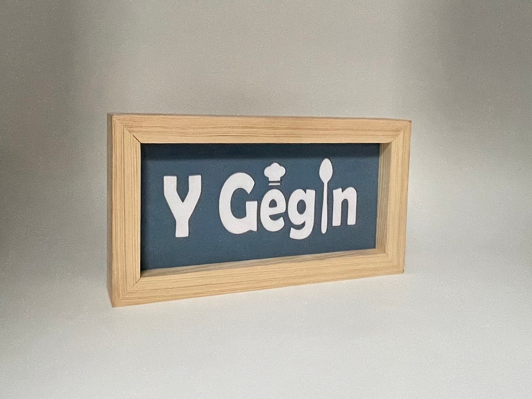 Arwydd Pren Y Gegin / Y Gegin Wooden Sign - Etsy UK