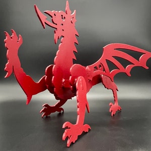 Y Ddraig Goch / the Welsh Red Dragon - Etsy UK