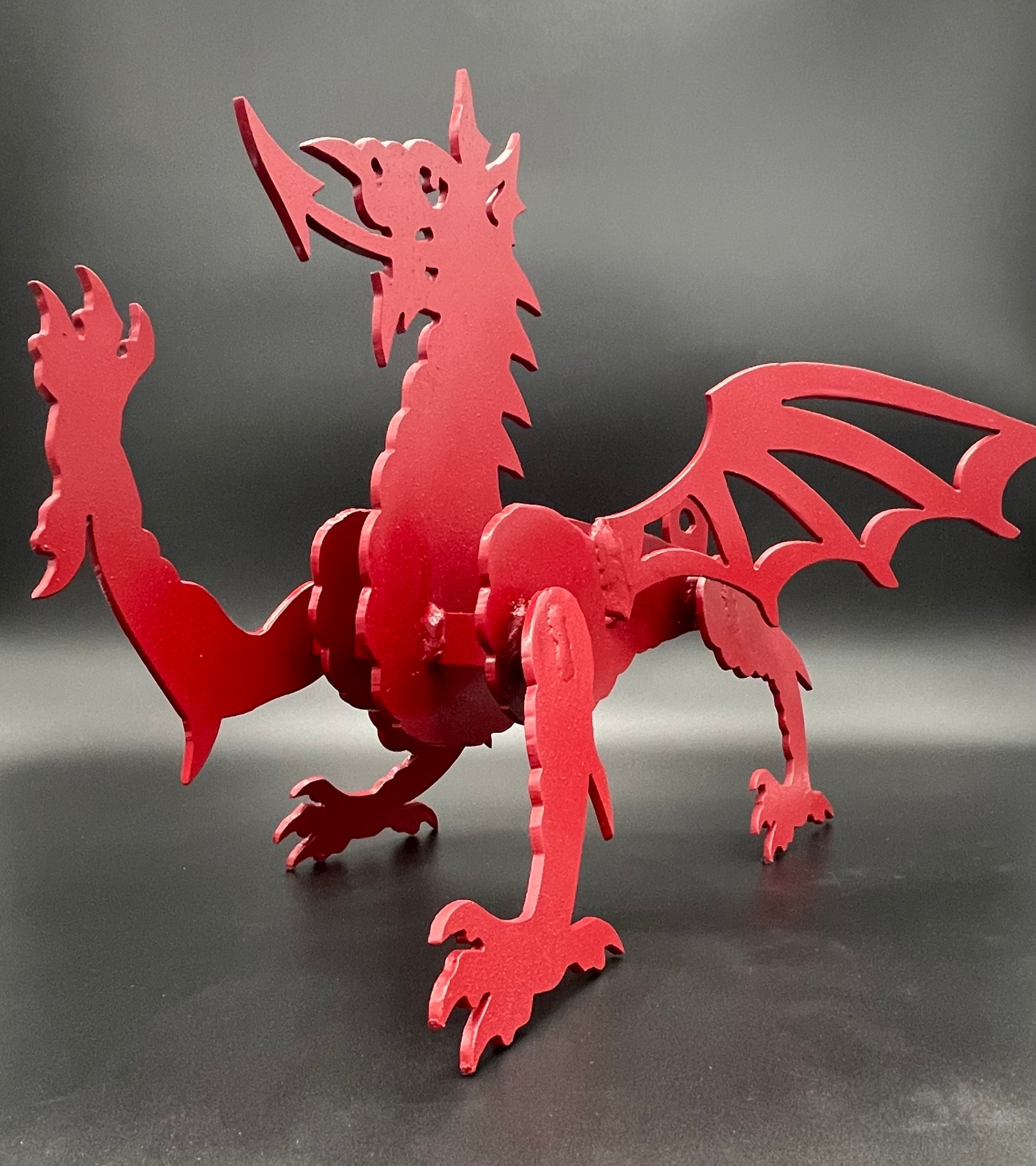 Y Ddraig Goch / the Welsh Red Dragon - Etsy UK