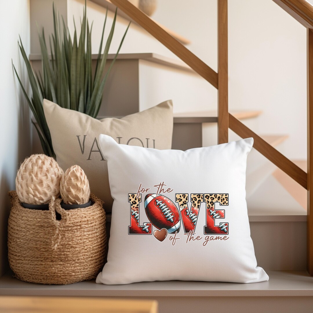Football Decor Custom Football Decorative Throw Pillowcase for Sports ...