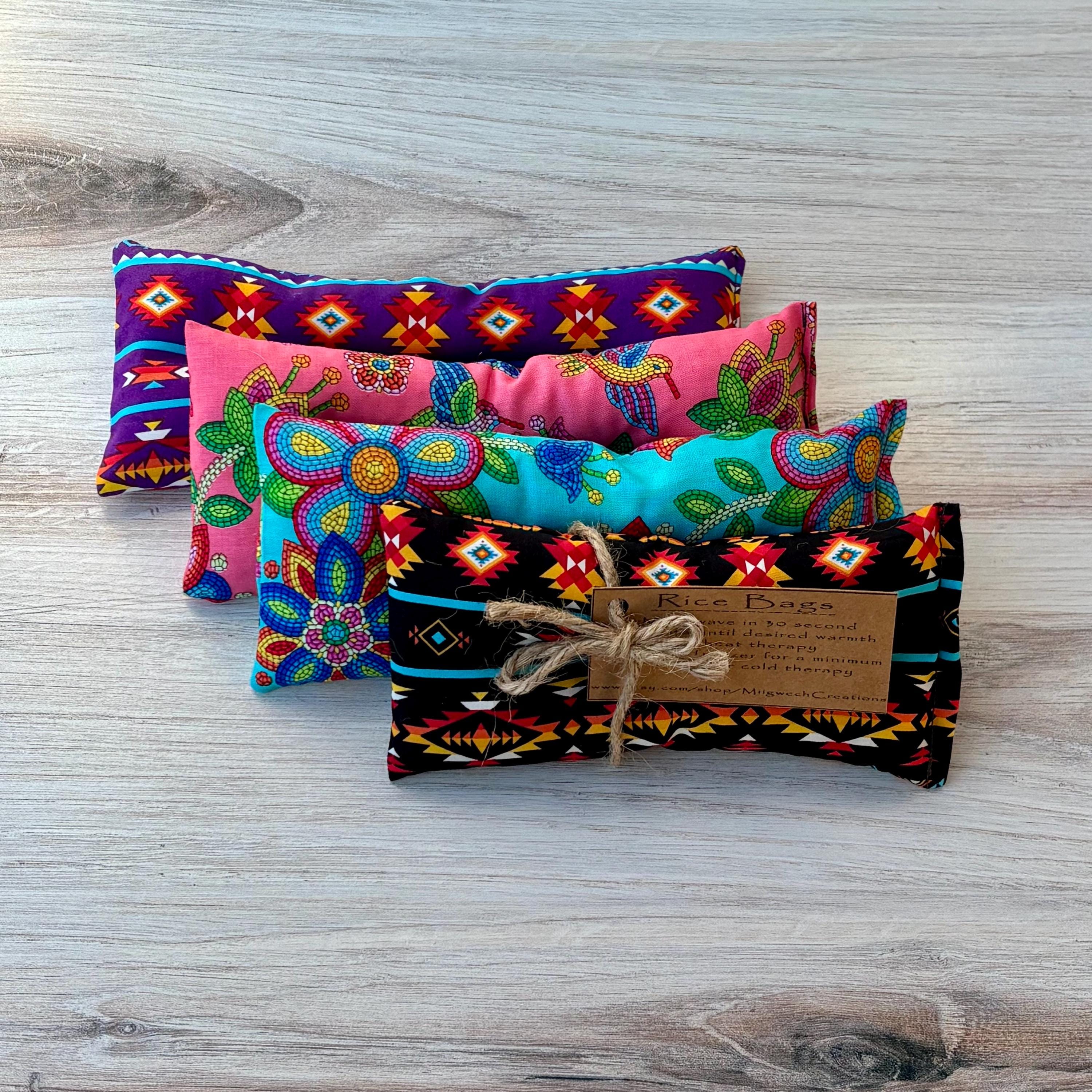 Microwaveable Heated Rice Bag | Heat Pad | Cold Pack | Native American ...