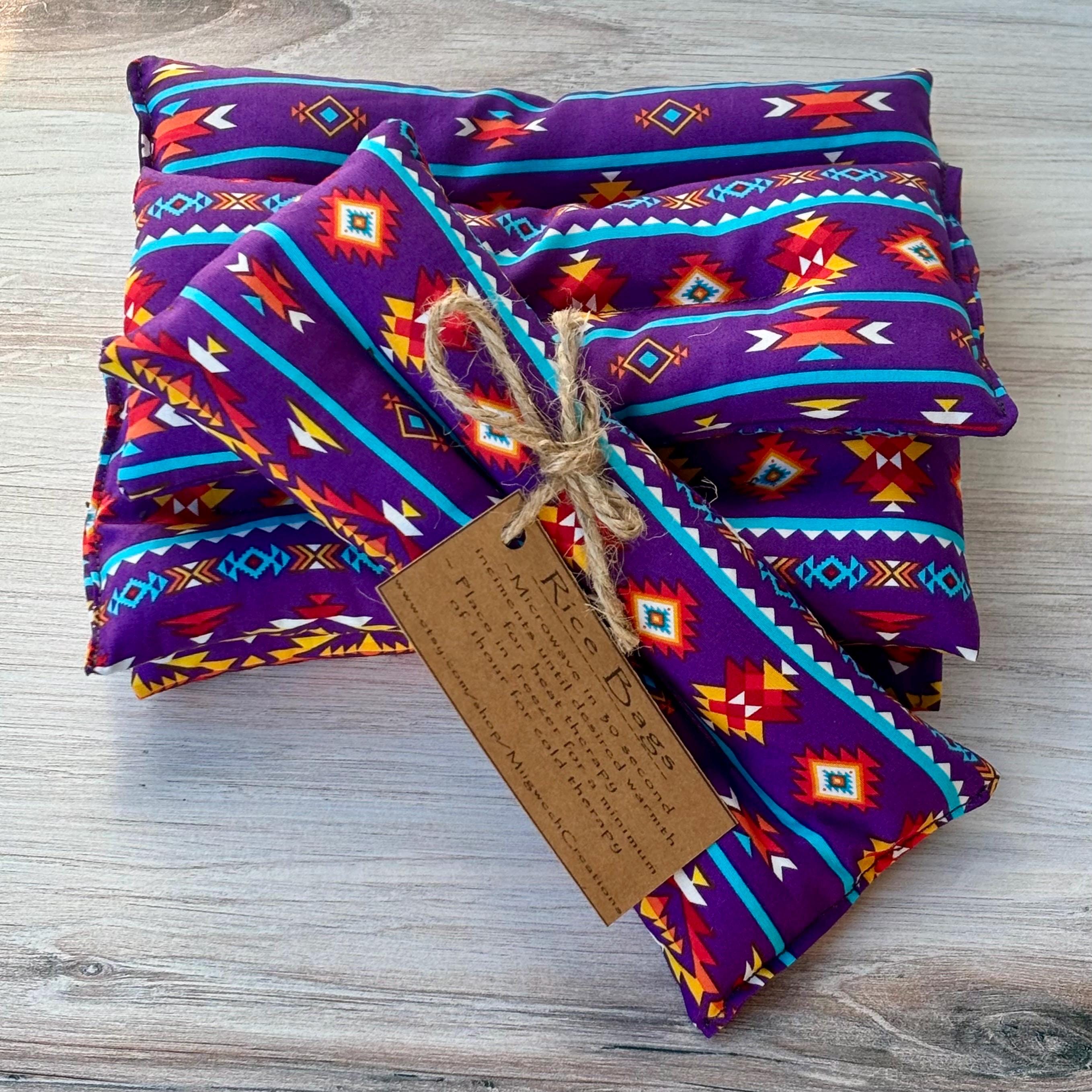 Microwaveable Heated Rice Bag | Heat Pad | Cold Pack | Native American ...