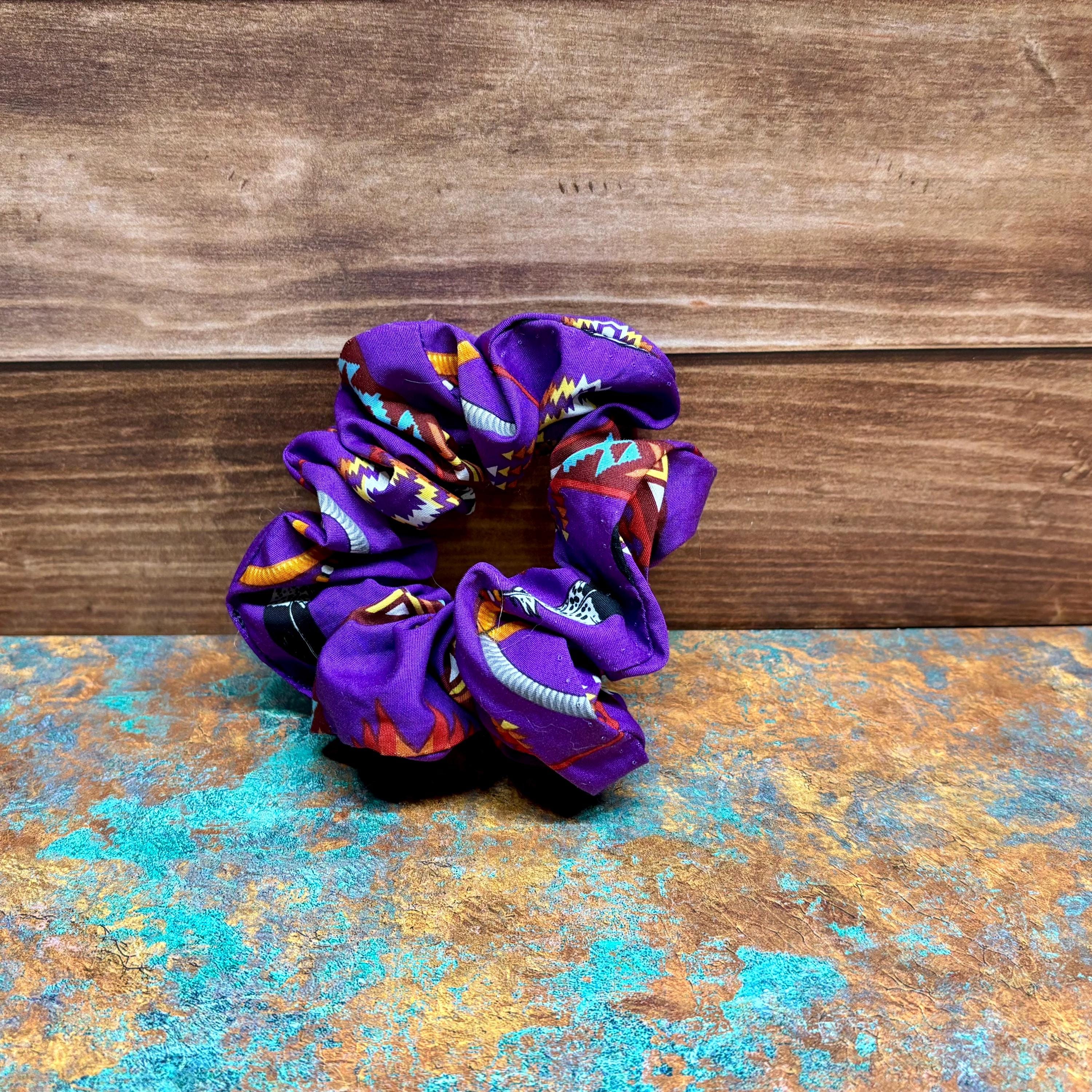 Handmade Native American Made Hair Scrunchies | Pony Tail | Indigenous ...