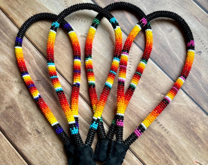 Authentic Native American Handmade Beaded Keychain/wristlet | American ...