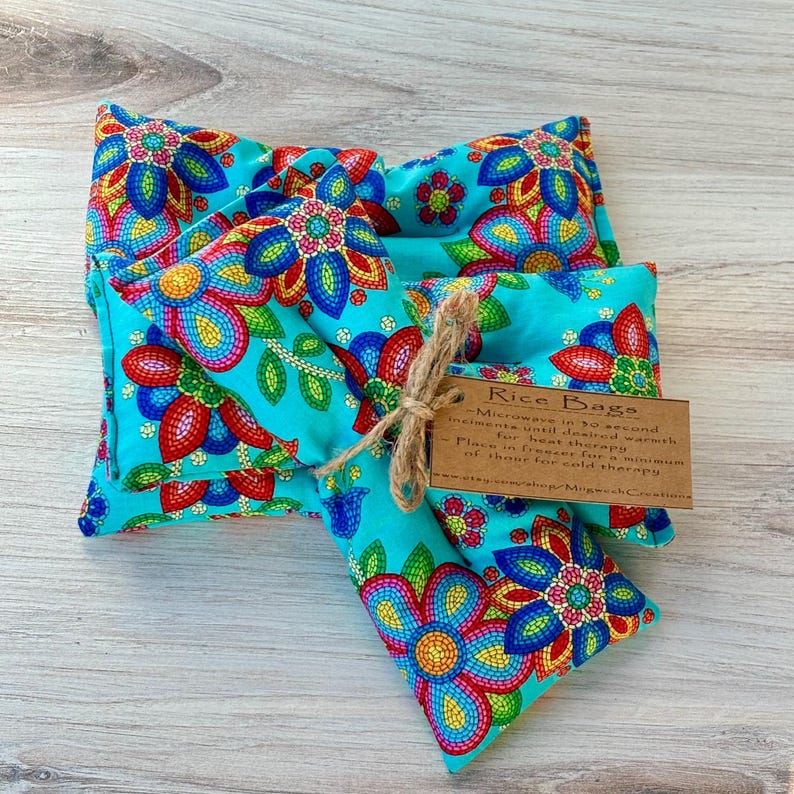 Microwaveable Heated Rice Bag | Heat Pad | Cold Pack | Native American ...