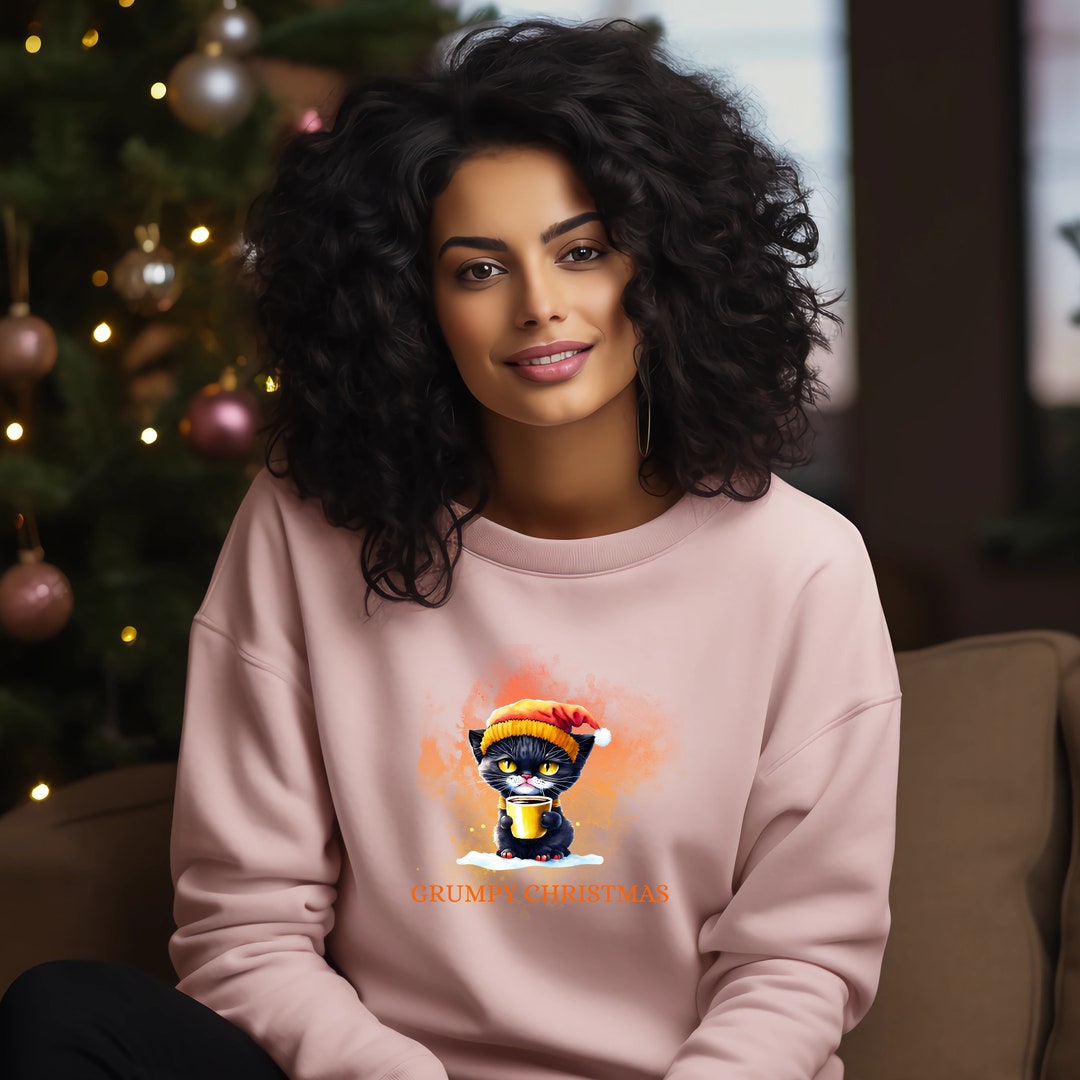 Grumpy Christmas, Christmas Sweater, Unisex Sweater, Christmas - Etsy