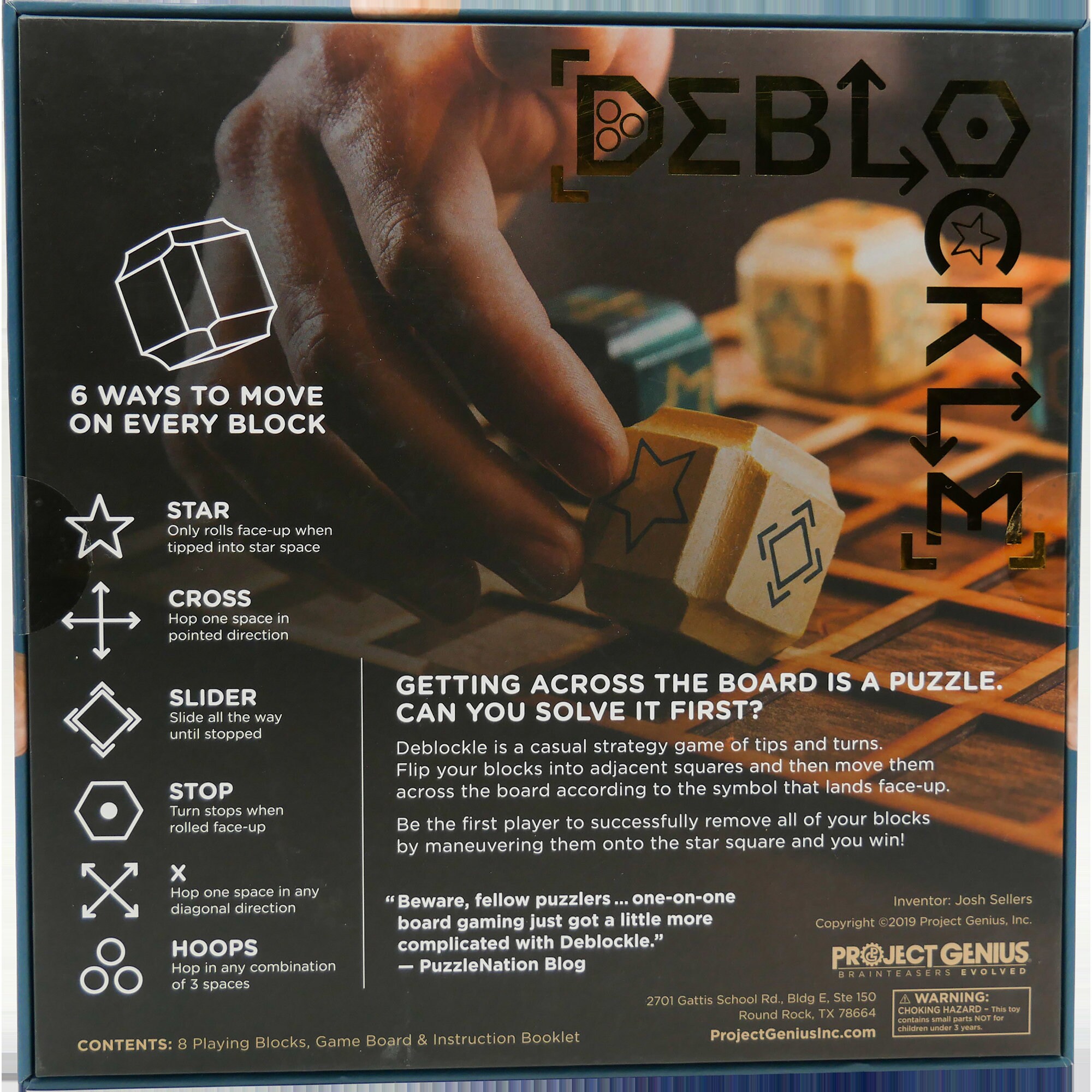 Deblockle Two-player Strategy Game - Etsy