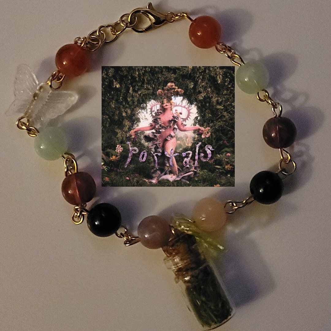 Portals Melanie Martinez Crybaby VOID Charm Gold Handmade Bracelet - Etsy