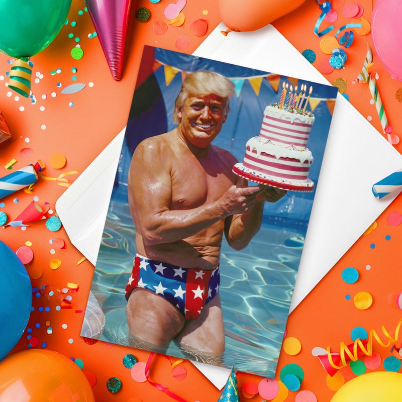 Funny Donald Trump Birthday Cards - Etsy