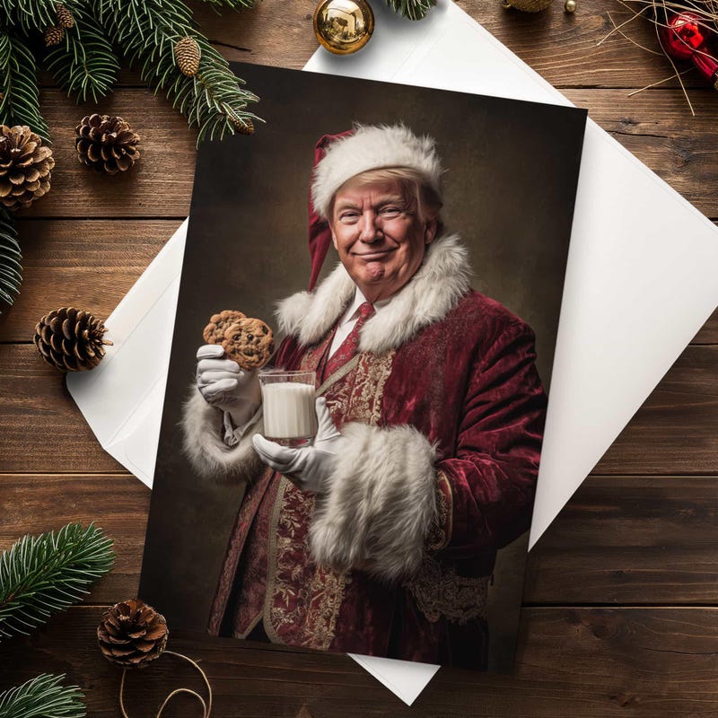 Christmas Cards Donald Trump - Etsy