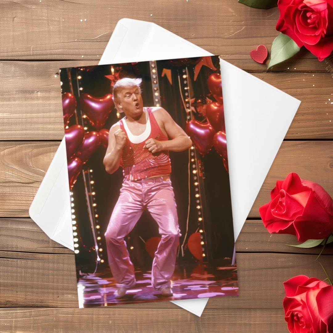 Funny Trump Valentine's Day Card: Tremendous Valentine, 4x6 Greeting ...
