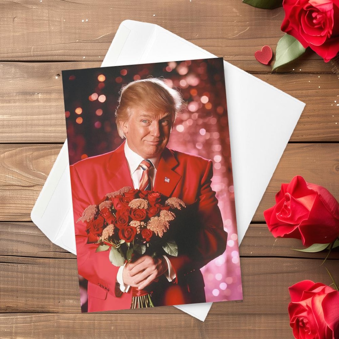 Funny Trump Valentine's Day Card: MAGA Humor (4x6) - Etsy