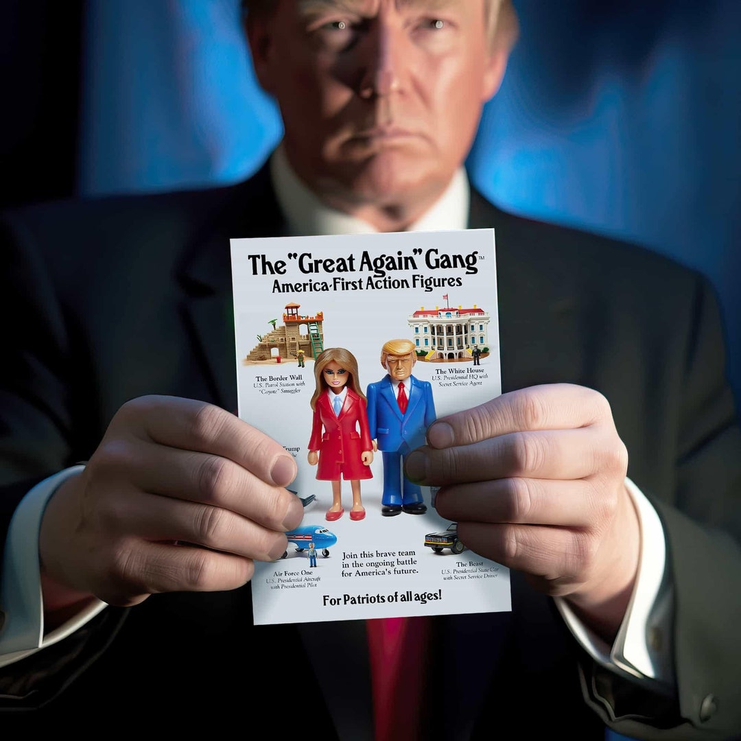 Trump Toys Postcard - Etsy