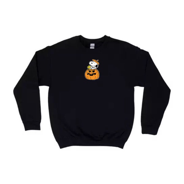 Snoopy Fall Sweatshirt - Etsy