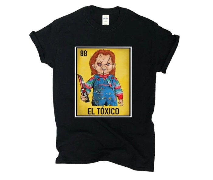 El Toxico Couple Mexican Loteria T-shirt Chucky - Etsy