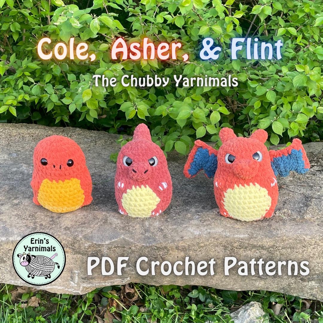 Cole, Asher, & Flint PDF Crochet Pattern Bundle - Etsy