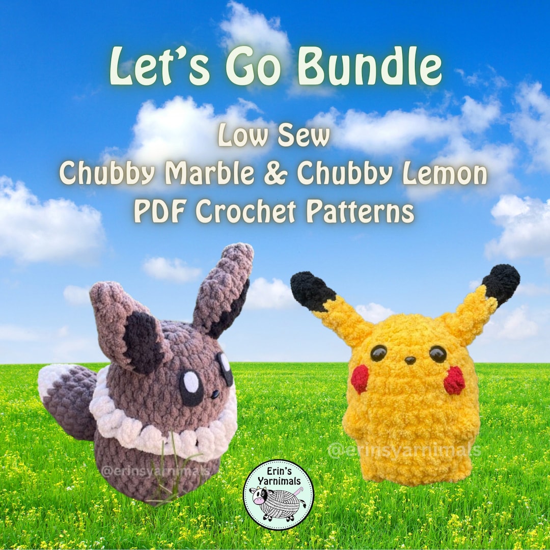 Let's Go Bundle: Chubby Lemon & Chubby Marble Crochet PDF Patterns - Etsy
