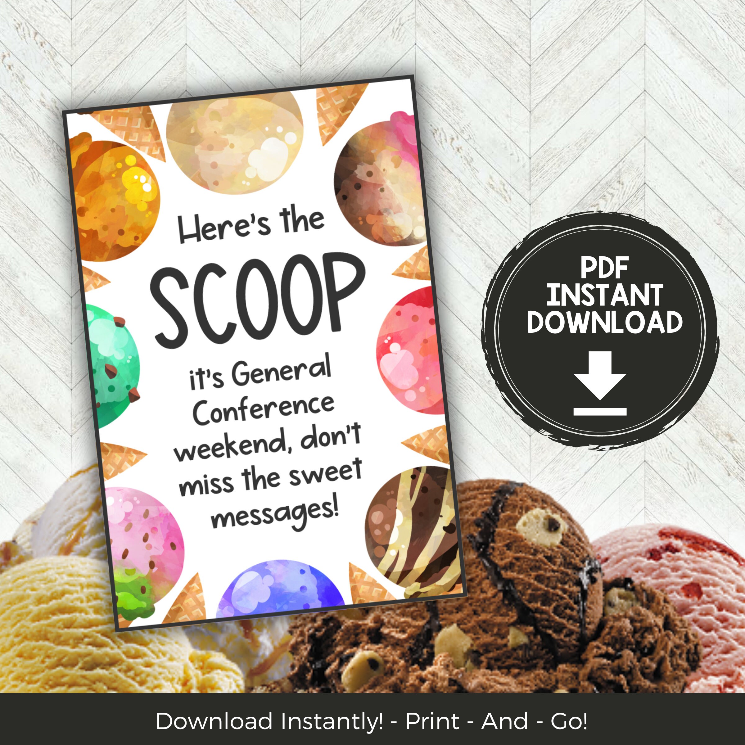 LDS Printable General Conference Treat Tag, Primary General Conference ...