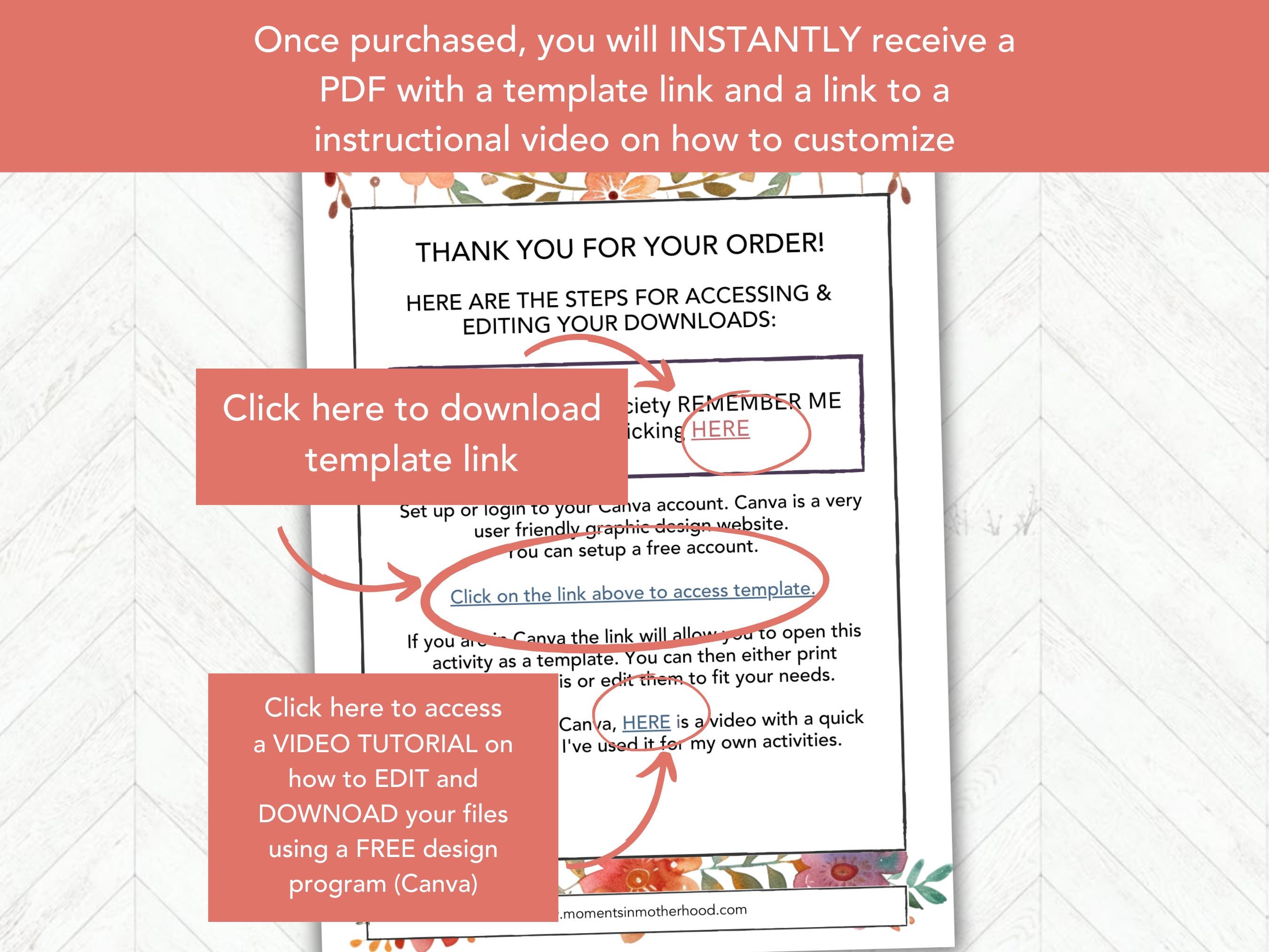 Remember Me Relief Society Family History Activity Invitation, EDITABLE ...