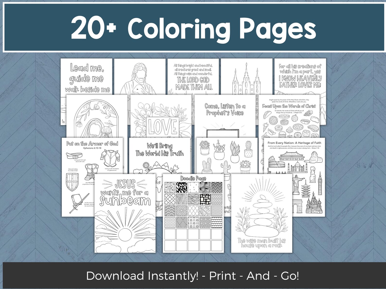 Printable LDS General Conference Primary Packet , Senior Primary ...