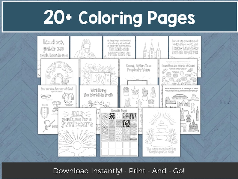 Printable LDS General Conference Primary Packet , Senior Primary ...