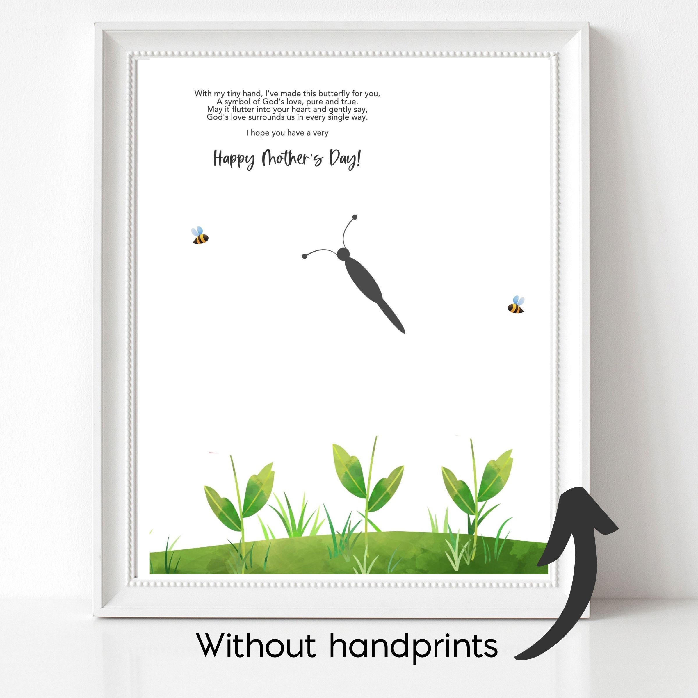 Mothers Day Handprint Craft, Bible Verse Christian Homeschool Prek ...