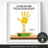 Following Jesus Children's Bible Handprint Craft, Scripture Handprint ...