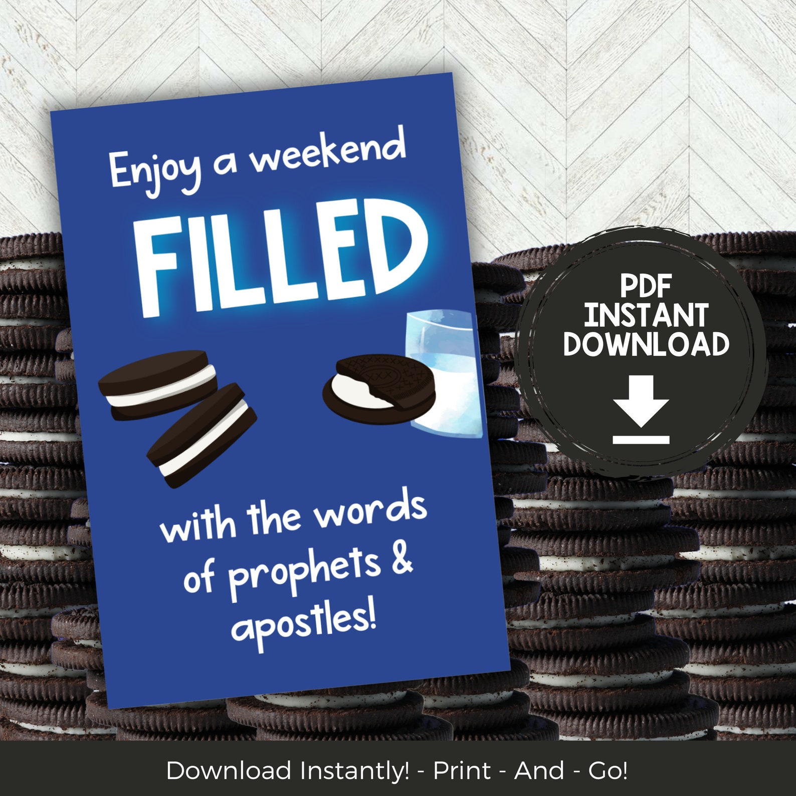 LDS Printable General Conference Treat Tag, Primary General Conference ...