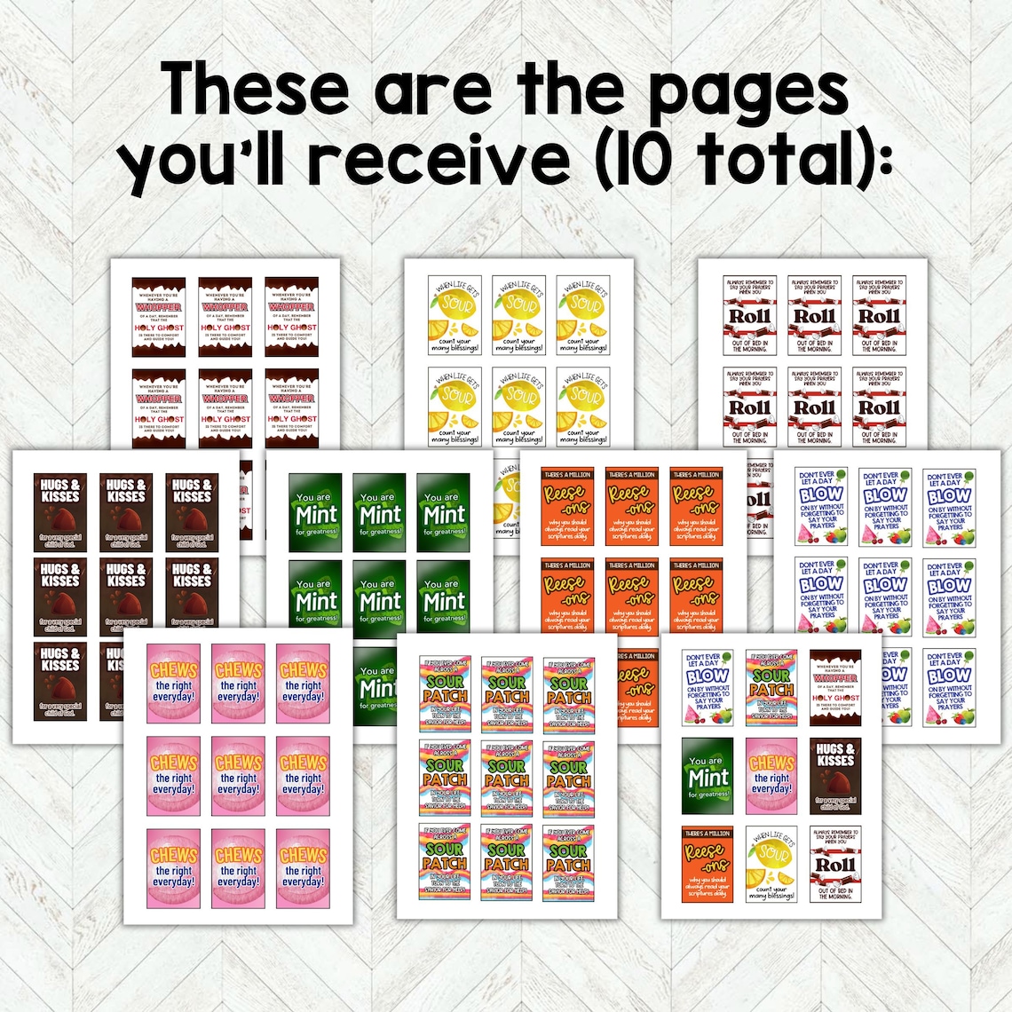 Christian Gift Tag for Treat or Small Gift, Bible Verse Printable Gift ...