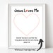 Jesus Loves Me Children's Bible Handprint Craft, Scripture Handprint ...