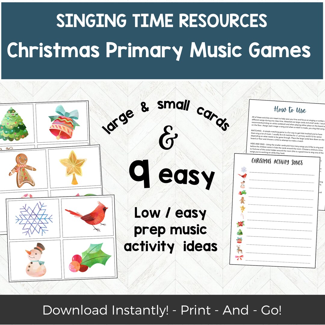 CHRISTMAS Singing Time Activity, LDS Primary Chorister, LDS Primary ...