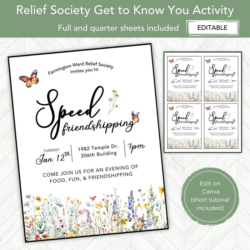 Get to Know You Template - Etsy