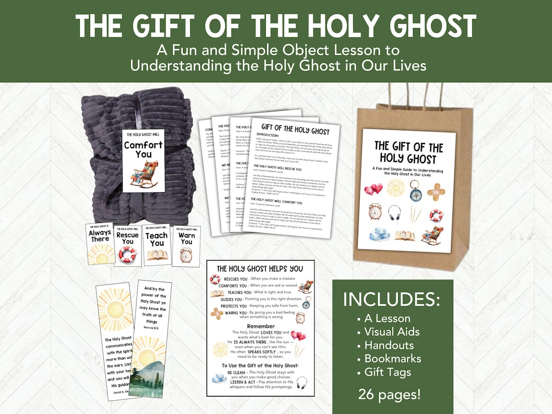 The Gift of the Holy Ghost Talk With Lesson, Visuals, Handout, Gift ...