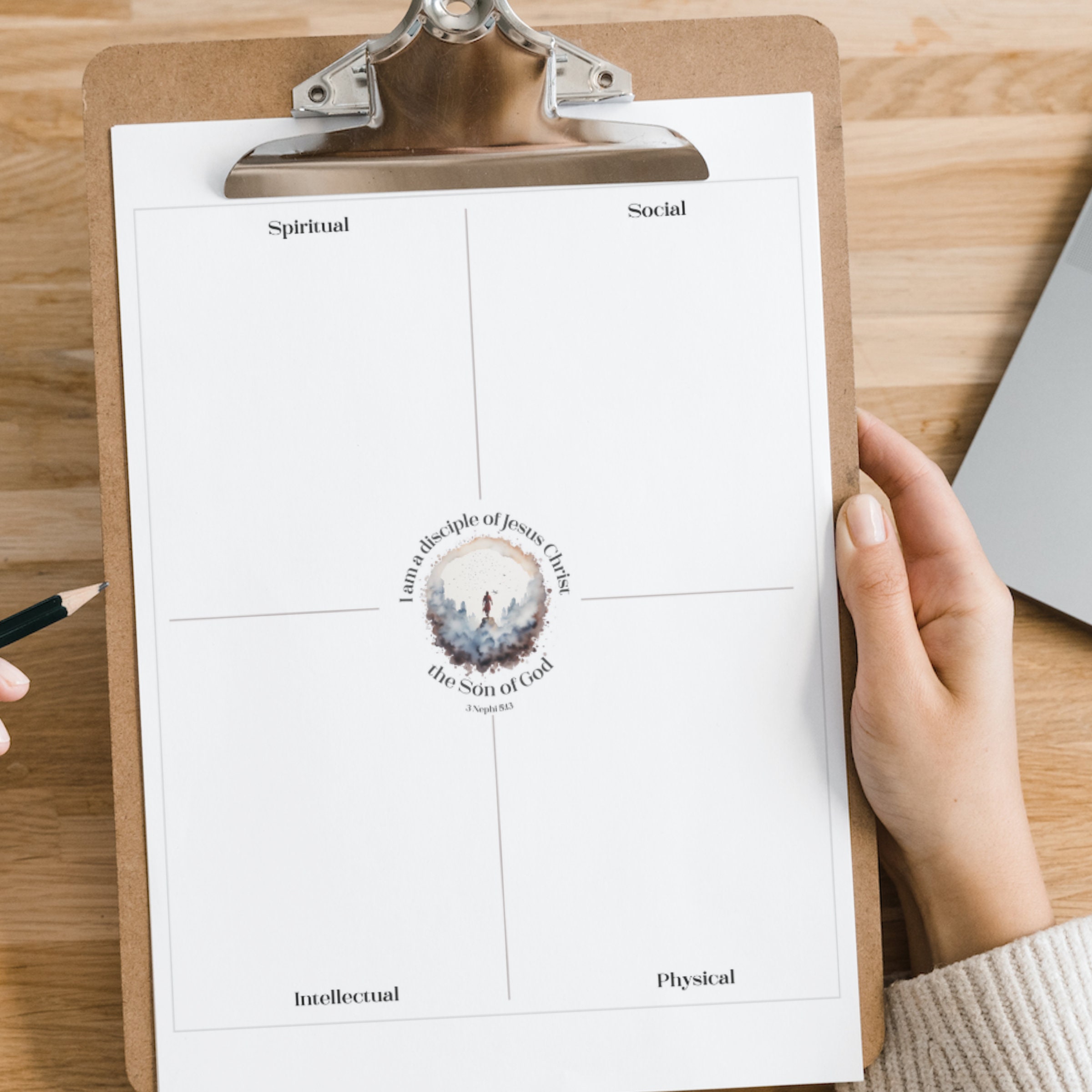 LDS Youth Theme 2024, Goal Setting Worksheet Planner Template, I Am a ...