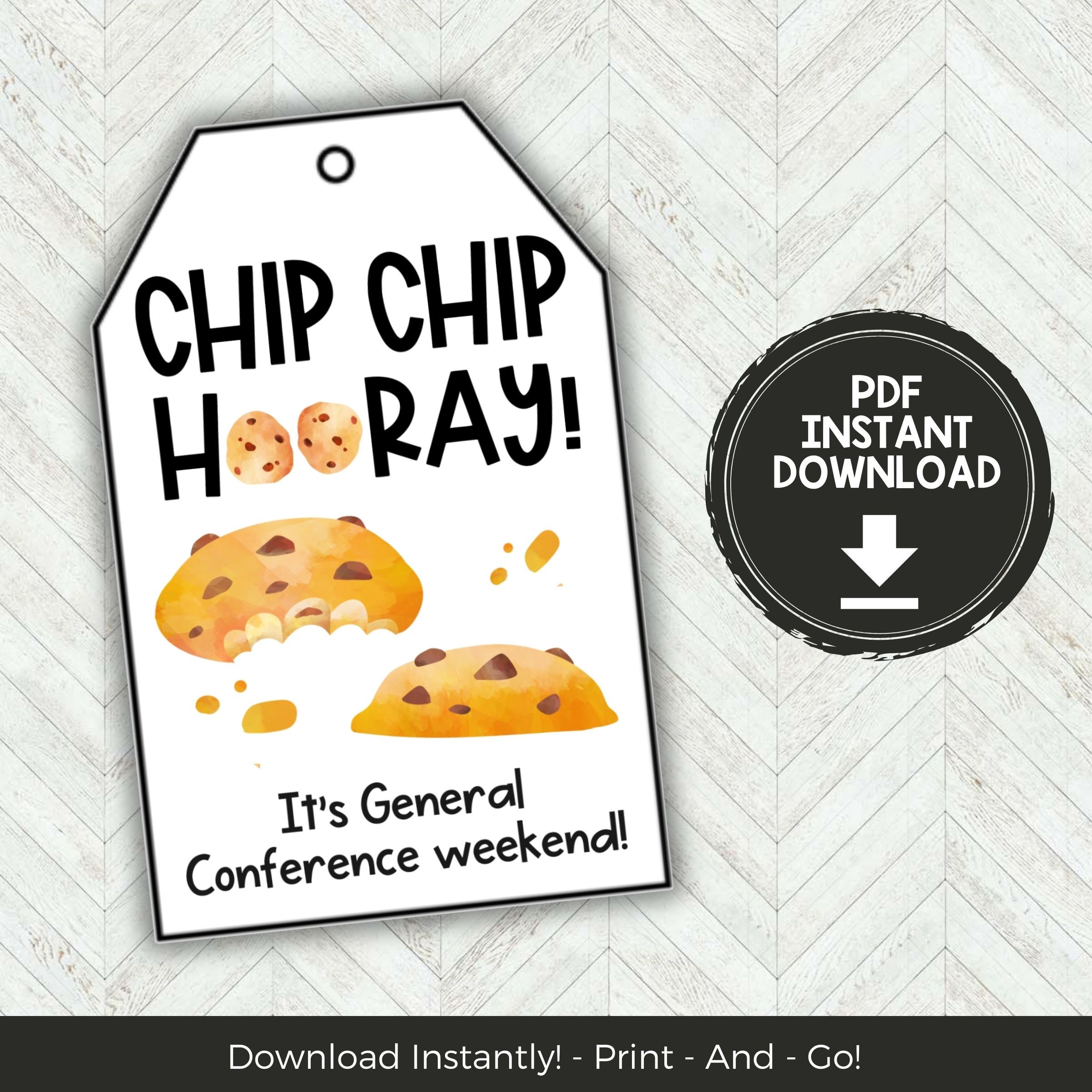 LDS Printable General Conference Treat Tag, Primary General Conference ...