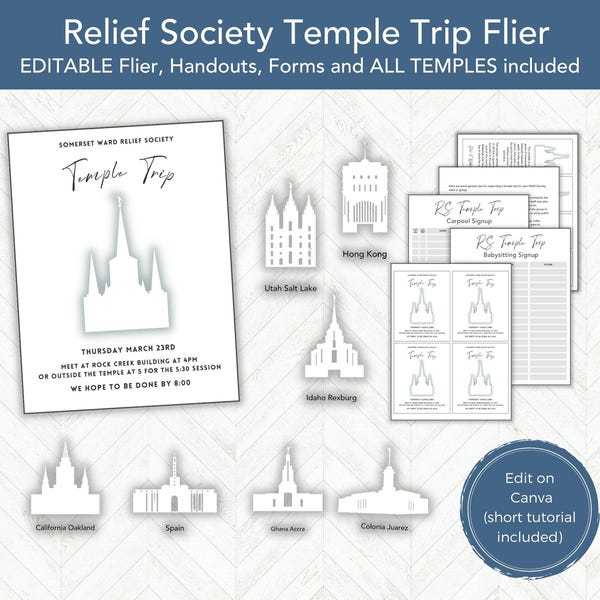 4th of July Day Ministering Kit, Relief Society Gift Idea, LDS ...