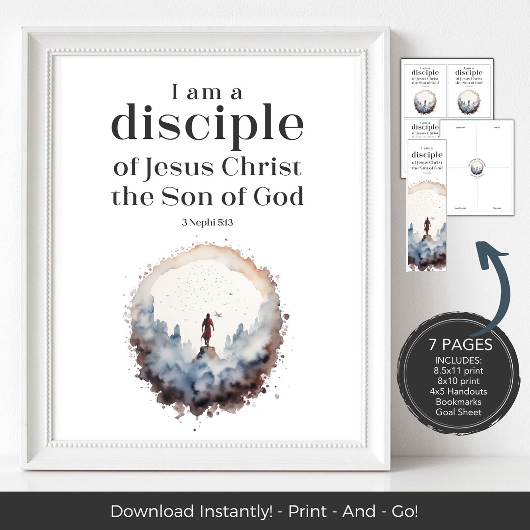 LDS Youth Theme 2024, Young Women & Young Men LDS Goal Sheet, LDS Quote ...