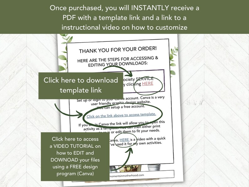 Relief Society Service Project Activity, EDITABLE RS Activity ...