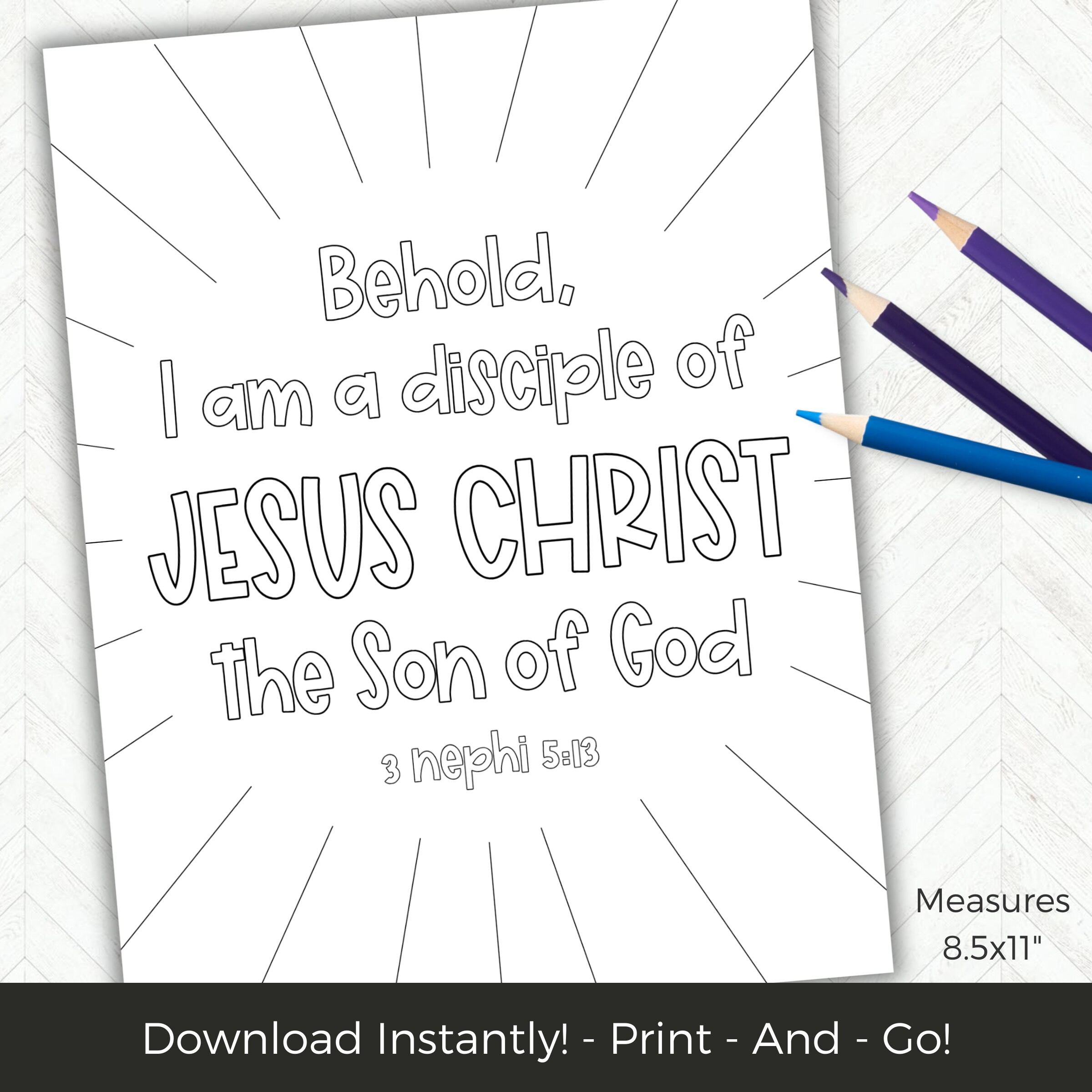 LDS Youth Theme 2024, I Am a Disciple of Jesus Christ, LDS Scripture ...