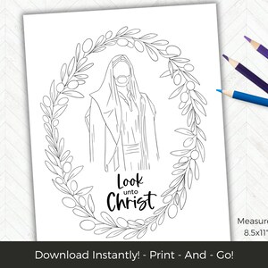 LDS Youth Theme 2025, Look Unto Christ D&C 6:36 , LDS Scripture ...