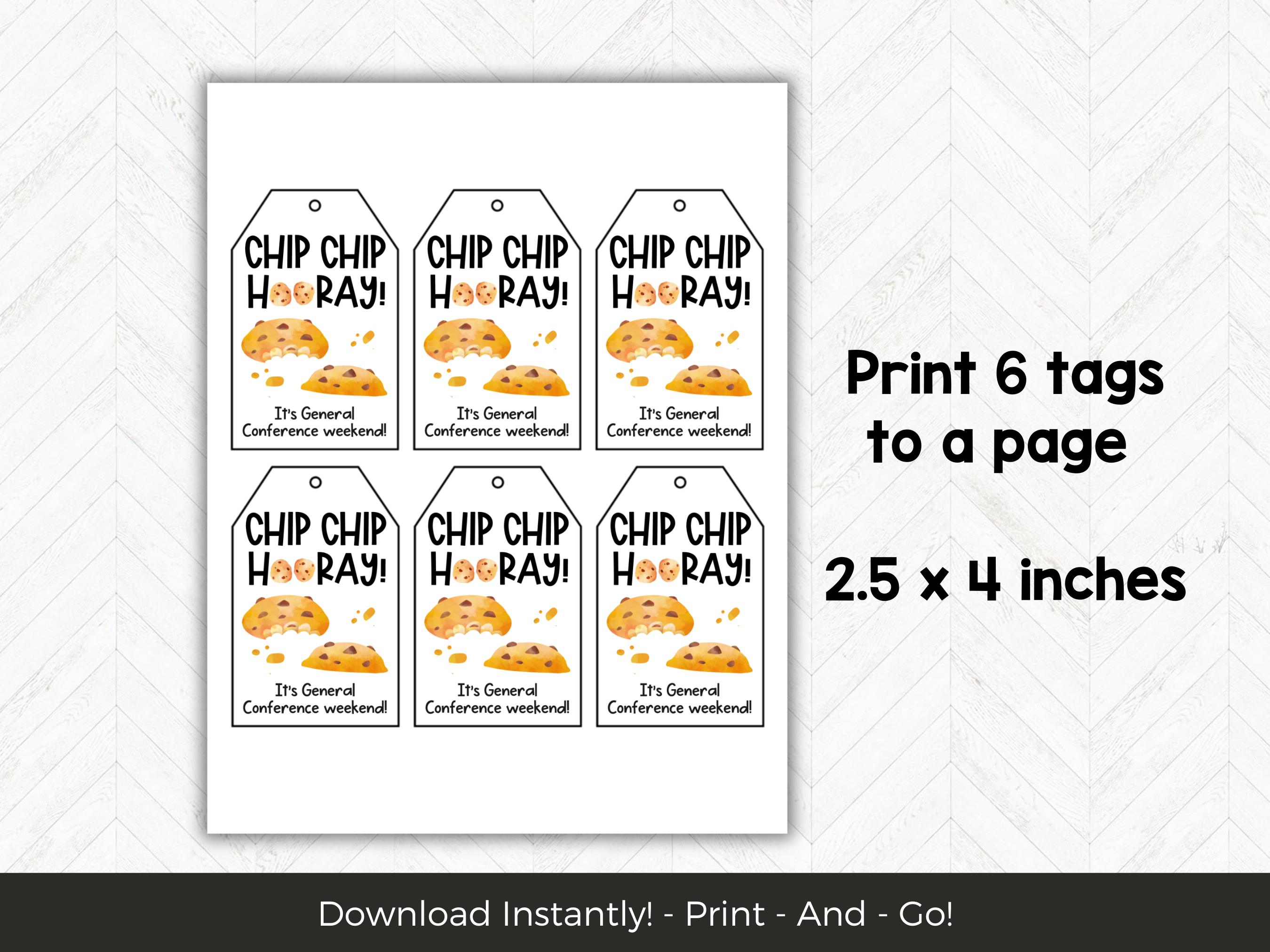 LDS Printable General Conference Treat Tag, Primary General Conference ...