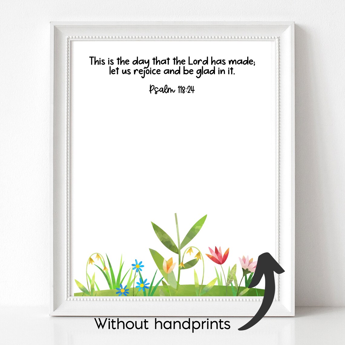 Rejoice Psalms Childrens Bible Verse Handprint Craft, Christian ...