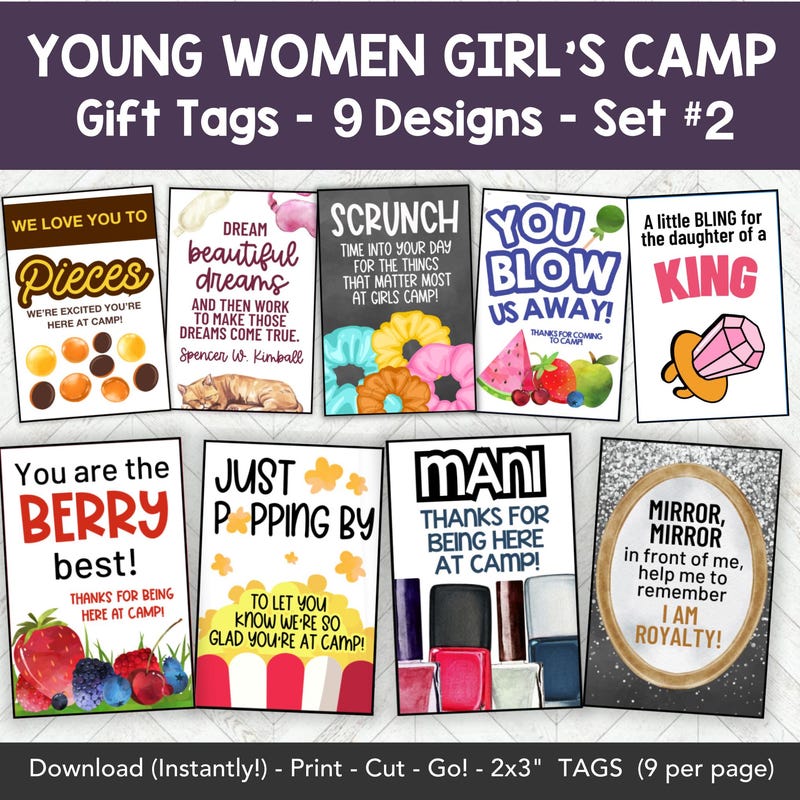 Girls Camp Tuck in Treat - Etsy