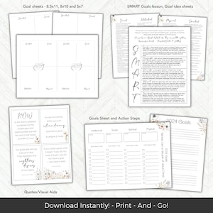 LDS Youth Theme 2024, Goal Setting Worksheet Planner Template, I Am a ...