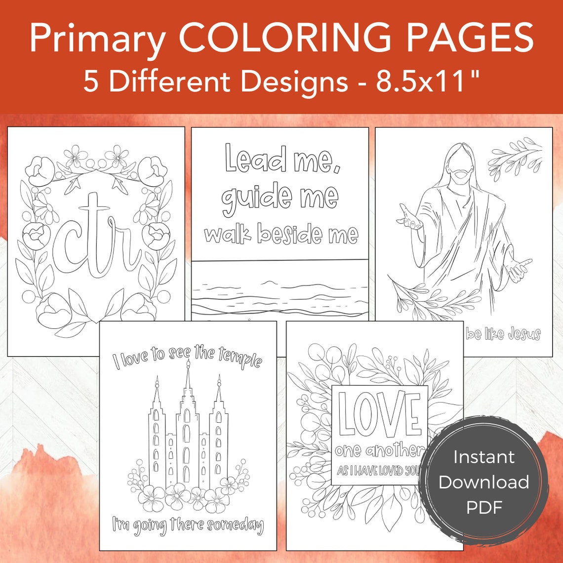 LDS Printable Primary Coloring Pages, Easy Activity Days Idea, I Am a ...