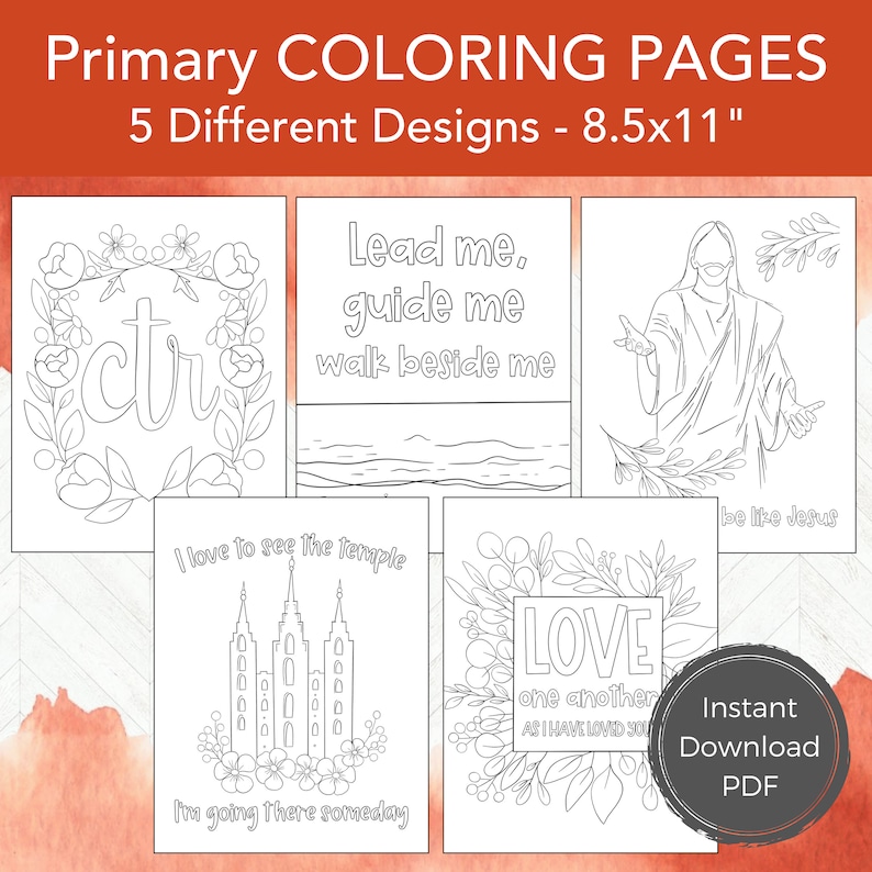 LDS Printable Primary Coloring Pages, Easy Activity Days Idea, I Am a ...