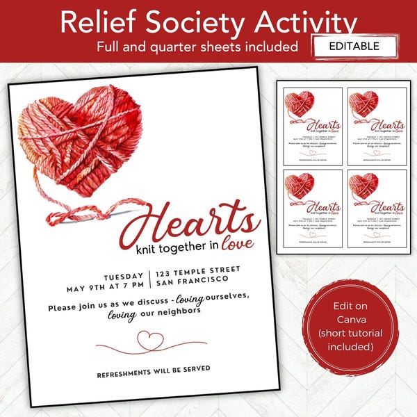 Ward Activities - Etsy