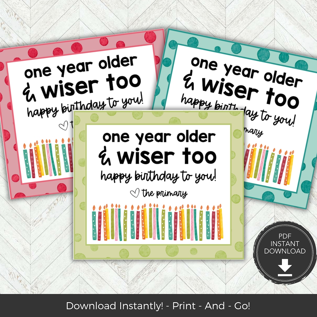 LDS Primary Birthday Gift Tag, Come Follow Me LDS Gift Tag, Happy ...