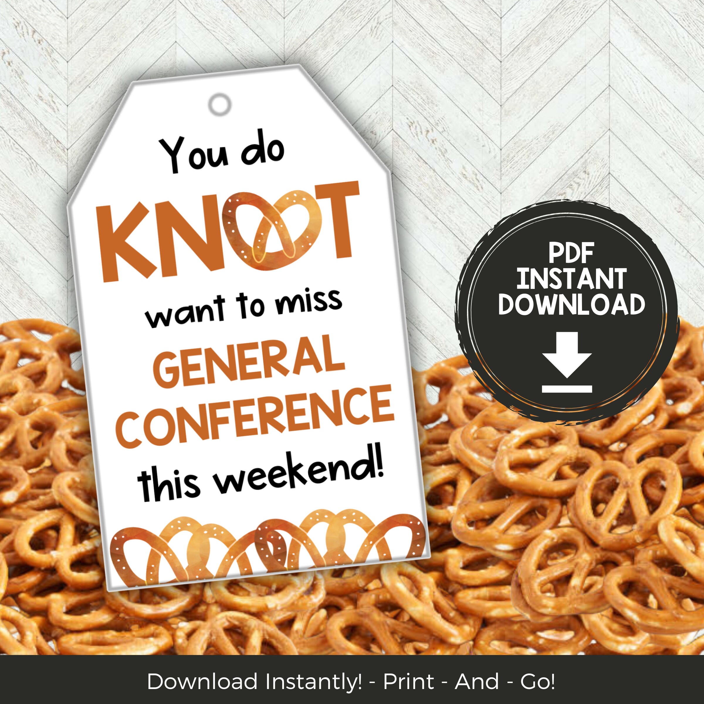 LDS Printable General Conference Treat Tag, Primary General Conference ...
