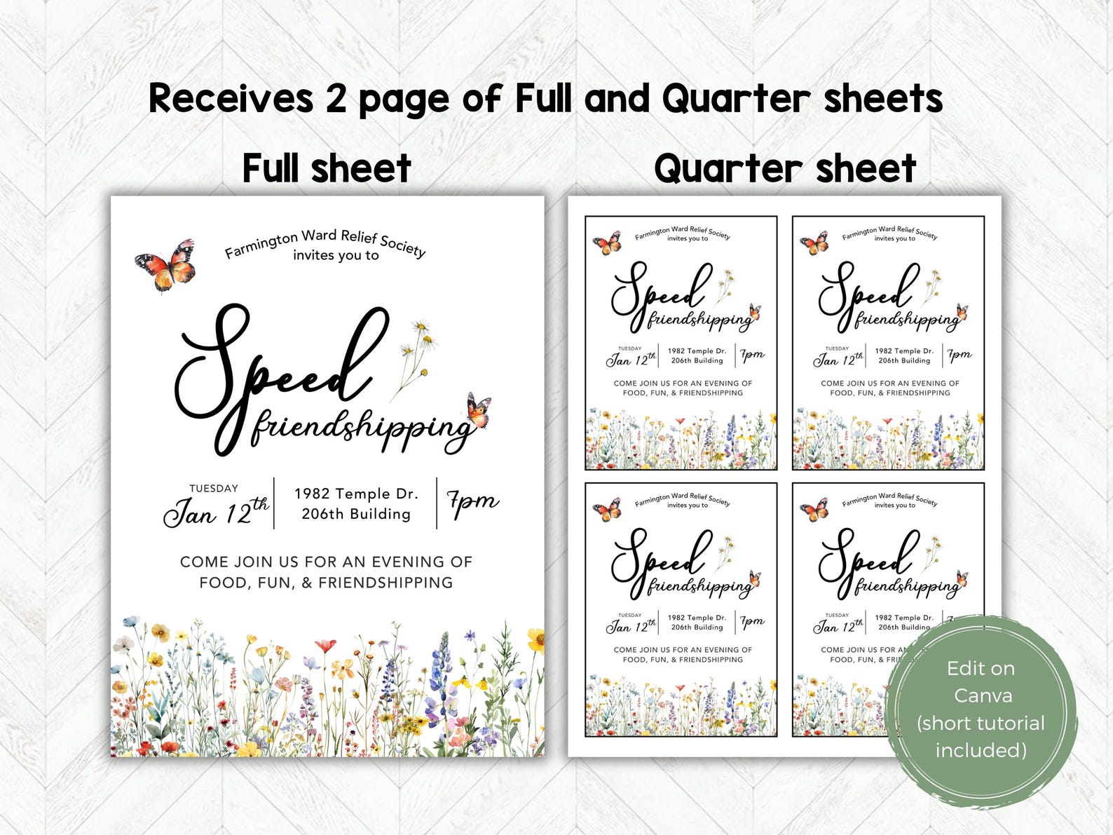Get to Know You LDS Relief Society Activity, EDITABLE RS Activities ...